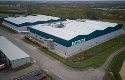 Lighting control system at new Siemens facility